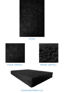 Obsidian Black - PolySorb Polyester Acoustic Panels