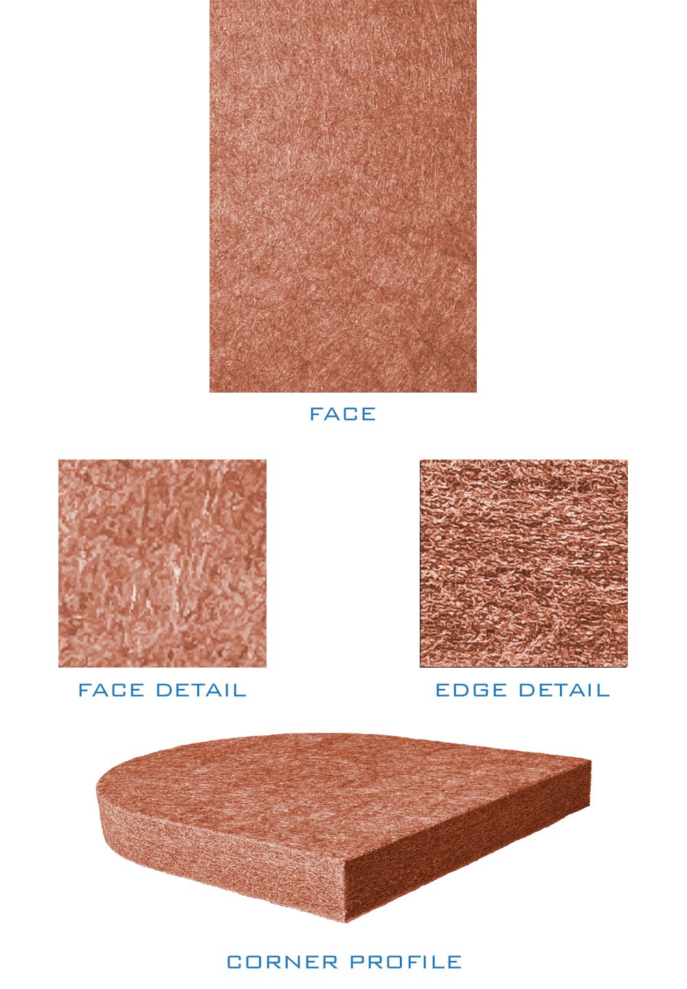 Terracotta - PolySorb Polyester Acoustic Panels